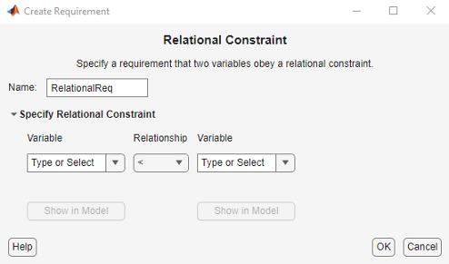 Specify Parameters Requirements - MATLAB & Simulink