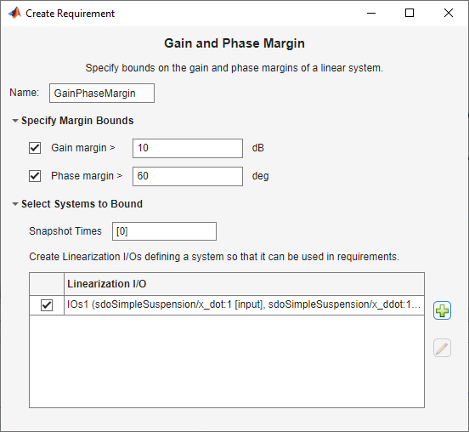 Specify Frequency-Domain Requirements - MATLAB & Simulink