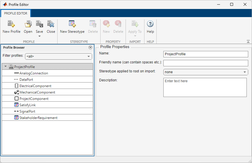 Profile Editor - Create and manage profiles with stereotypes and ...