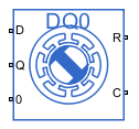 PMSM (DQ0) - Direct-quadrature-zero representation of permanent magnet synchronous machine - MATLAB