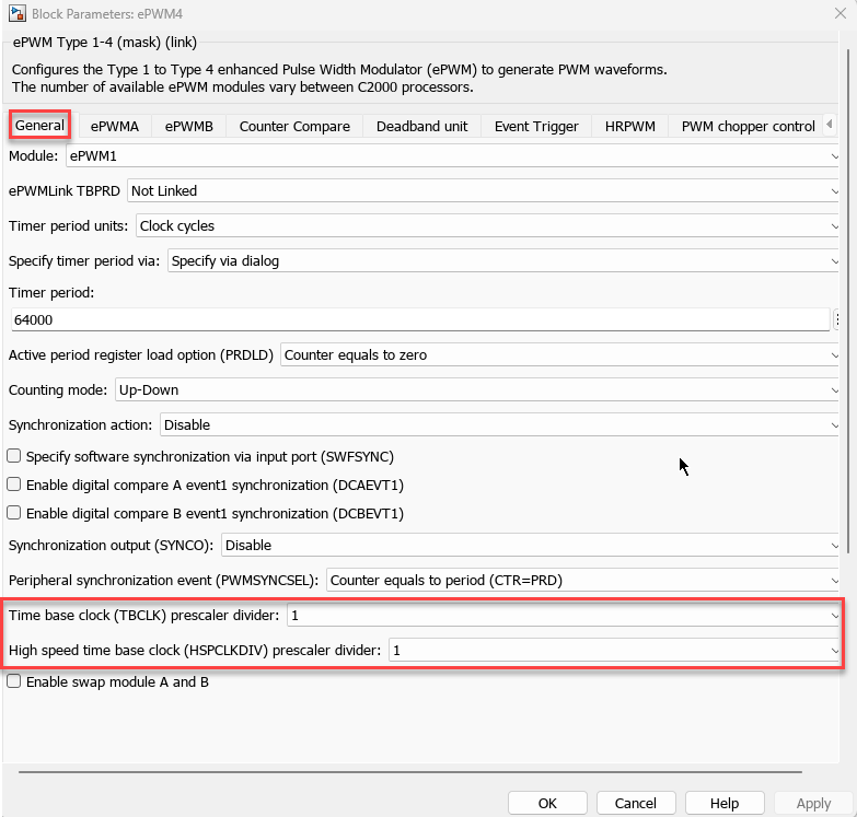Submodules Of Epwm Type 1 4 Matlab And Simulink