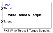 PX4 Write Thrust & Torque Setpoint - Publish the thrust and torque setpoints to uORB topics ...