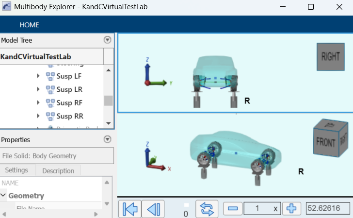 Kinematics And Compliance Virtual Test Laboratory Matlab And Simulink