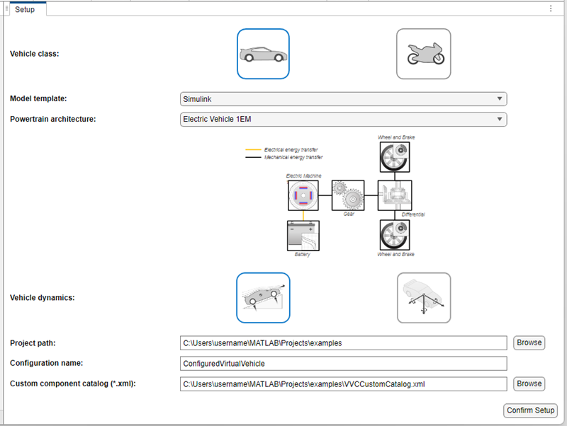 Explore Virtual Vehicle Composer - MATLAB & Simulink
