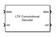 LTE Convolutional Decoder - Decode convolutional-encoded samples using Viterbi algorithm - Simulink
