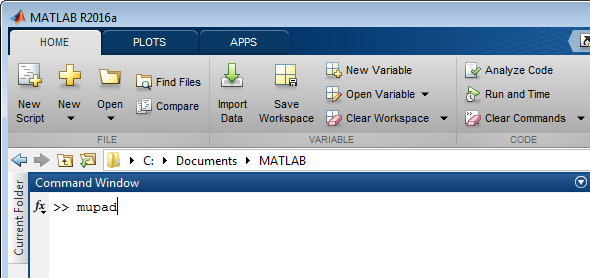 MuPAD - MATLAB