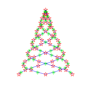 Christmas Tree Illusion - MATLAB Flipbook Mini Hack