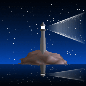 Lonely Lighthouse - MATLAB Flipbook Mini Hack