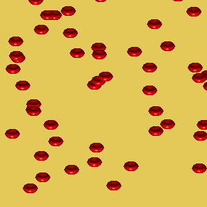 Red blood cells in a microscope - MATLAB Flipbook Mini Hack