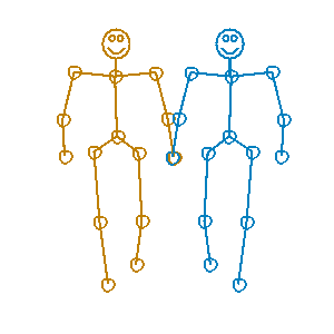 Eigenwalkers in love - MATLAB Flipbook Mini Hack