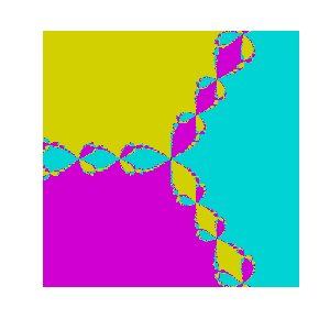 Rotating Newton's Fractal (3rd power) - MATLAB Flipbook Mini Hack