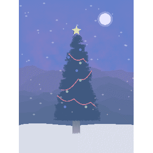 snowy winter - MATLAB Flipbook Mini Hack