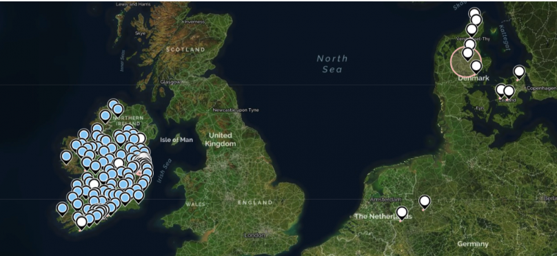 Location of a moving device, via MATLAB visualization