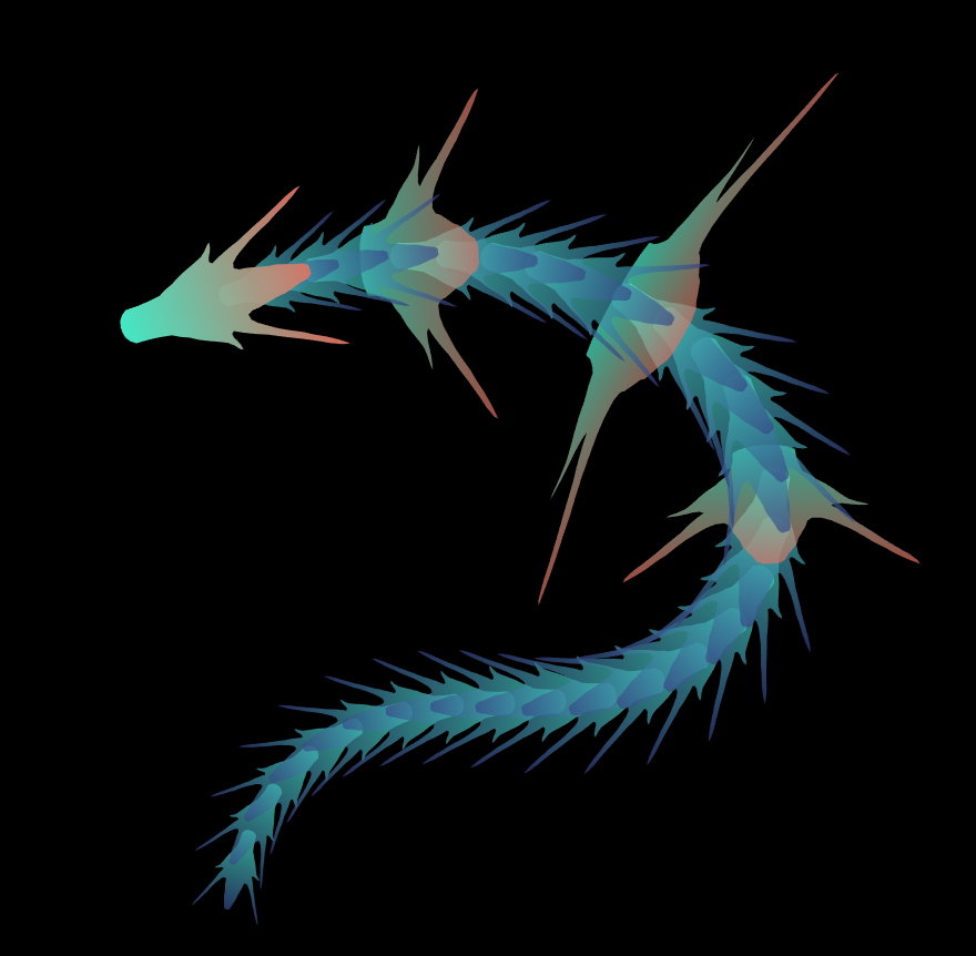 Use MATLAB to draw a dragon!!
