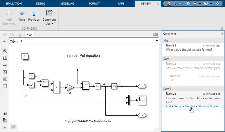Tip of the Week – Add Comments to Simulink Blocks