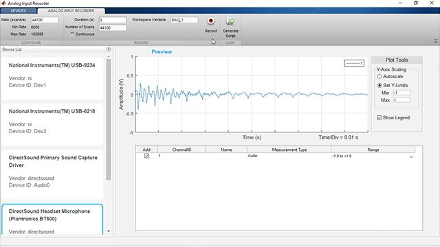 Data Acquisition in MATLAB Without Writing Code - MATLAB