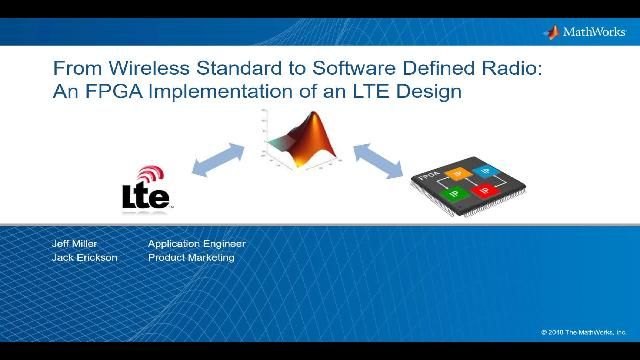 From Wireless Standard To Software Defined Radio An Fpga