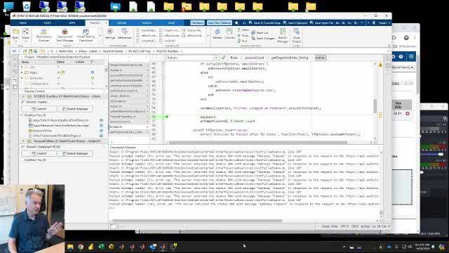 Manually Modifying Data in Running Code - MATLAB