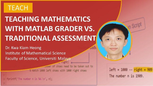 Teaching Mathematics with Traditional Assessment vs. MATLAB Grader ...