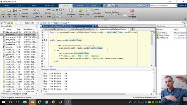 Using MapReduce Technique to Process 500GB of Server Logs - MATLAB